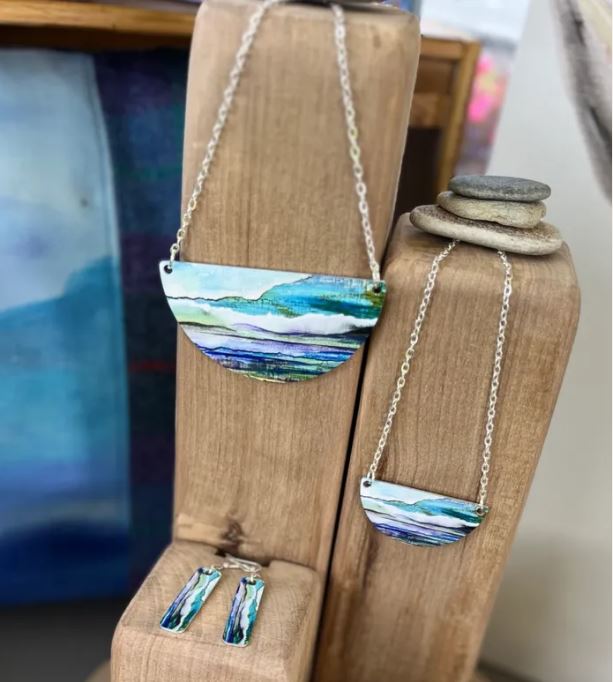 Anny Rideout Designs - "Bothy Life" Art Inspired Large Statement Neckl ...