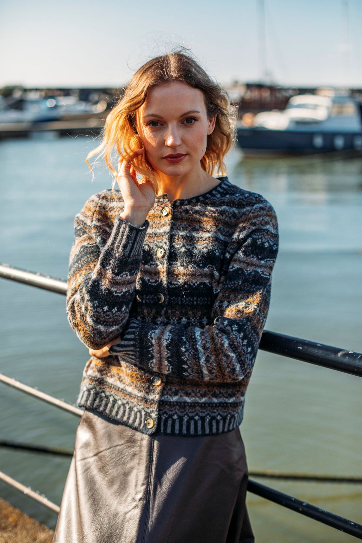NEW Eribé Westray Fair Isle Cardigan - Caithness — Judith Glue