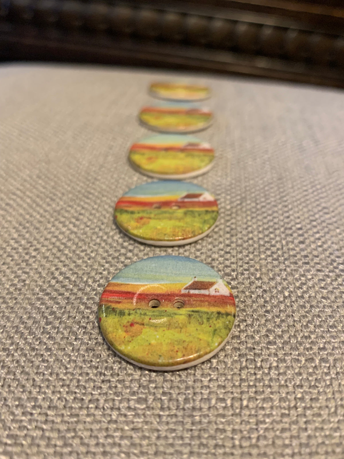 Ceramic Jane Glue Art Button — Judith Glue
