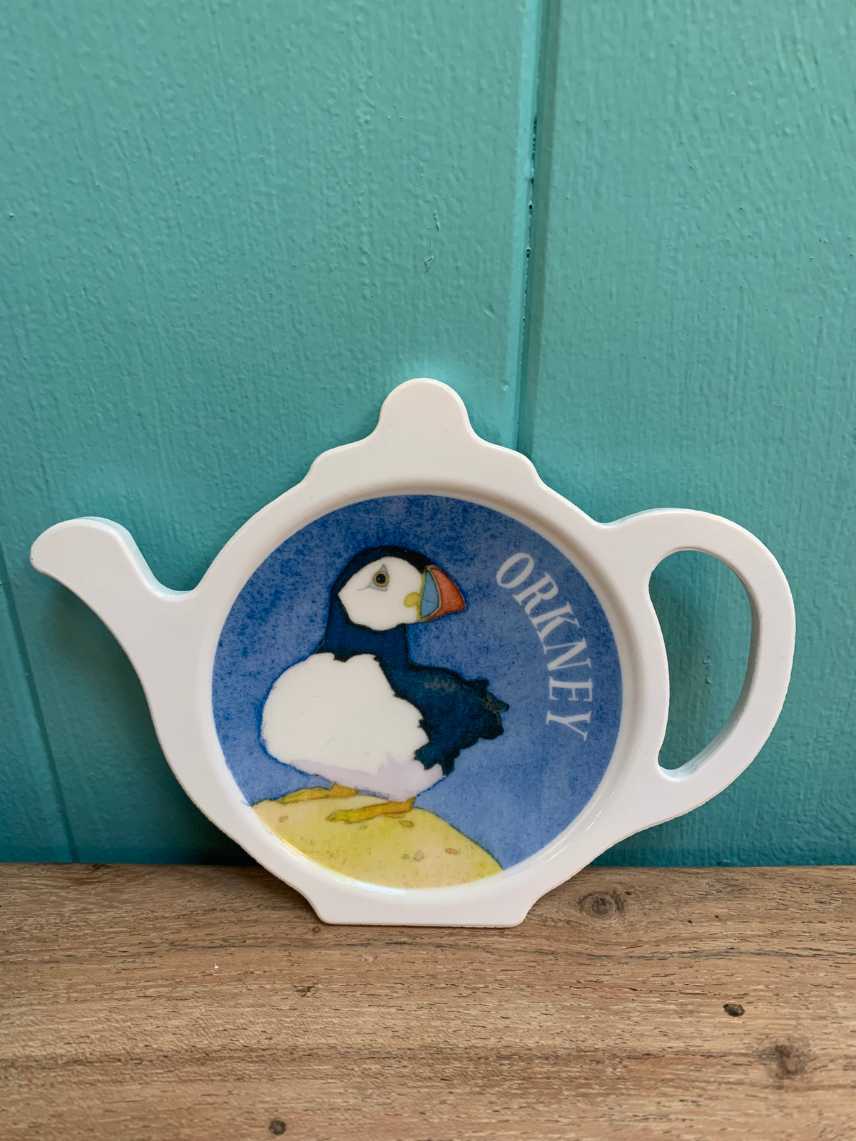 Orkney Puffin Tea Bag Tidy — Judith Glue