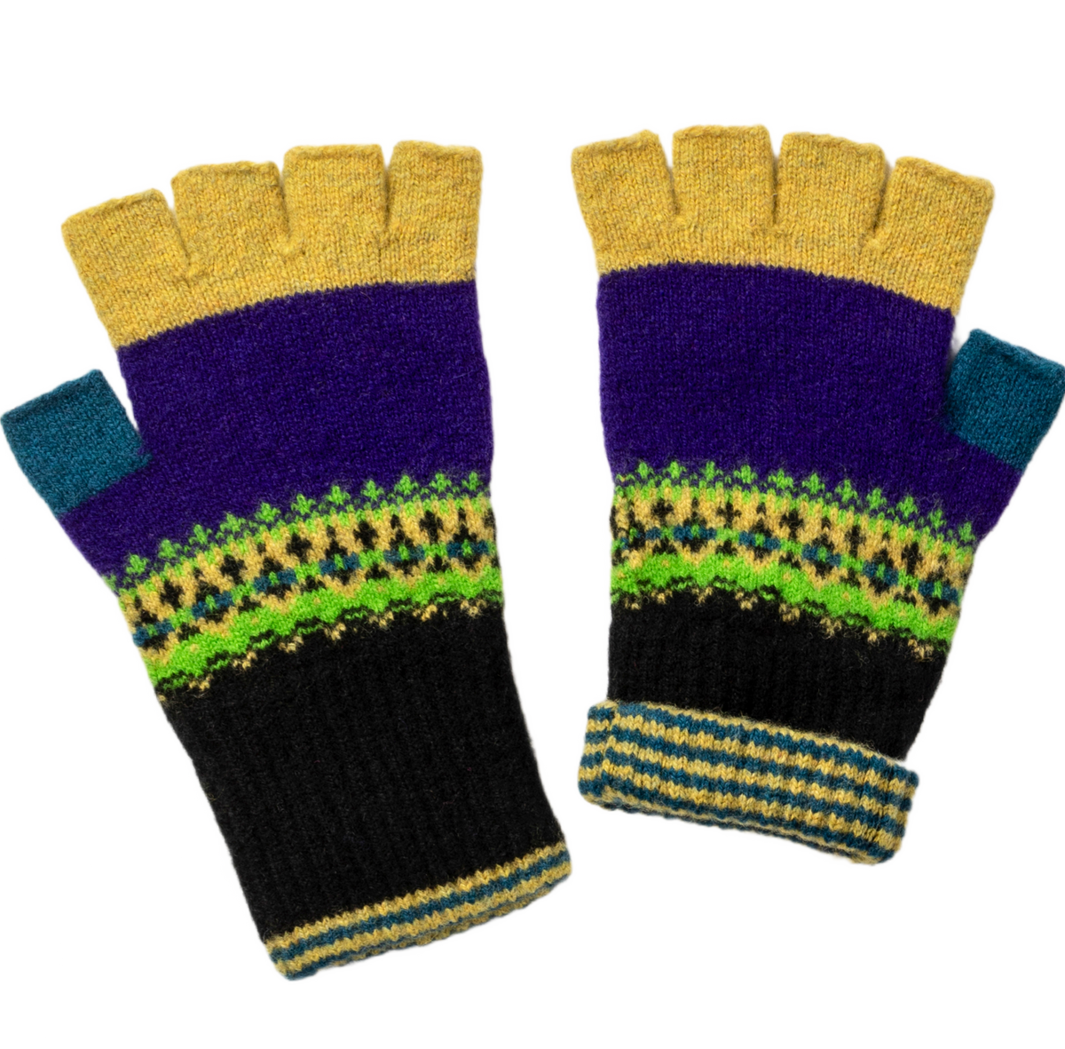 Eribé Alloa Fingerless Gloves - Sirius — Judith Glue