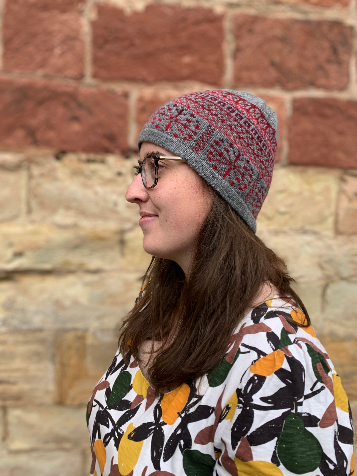 Annie Glue Hat in Sunset Flake — Judith Glue