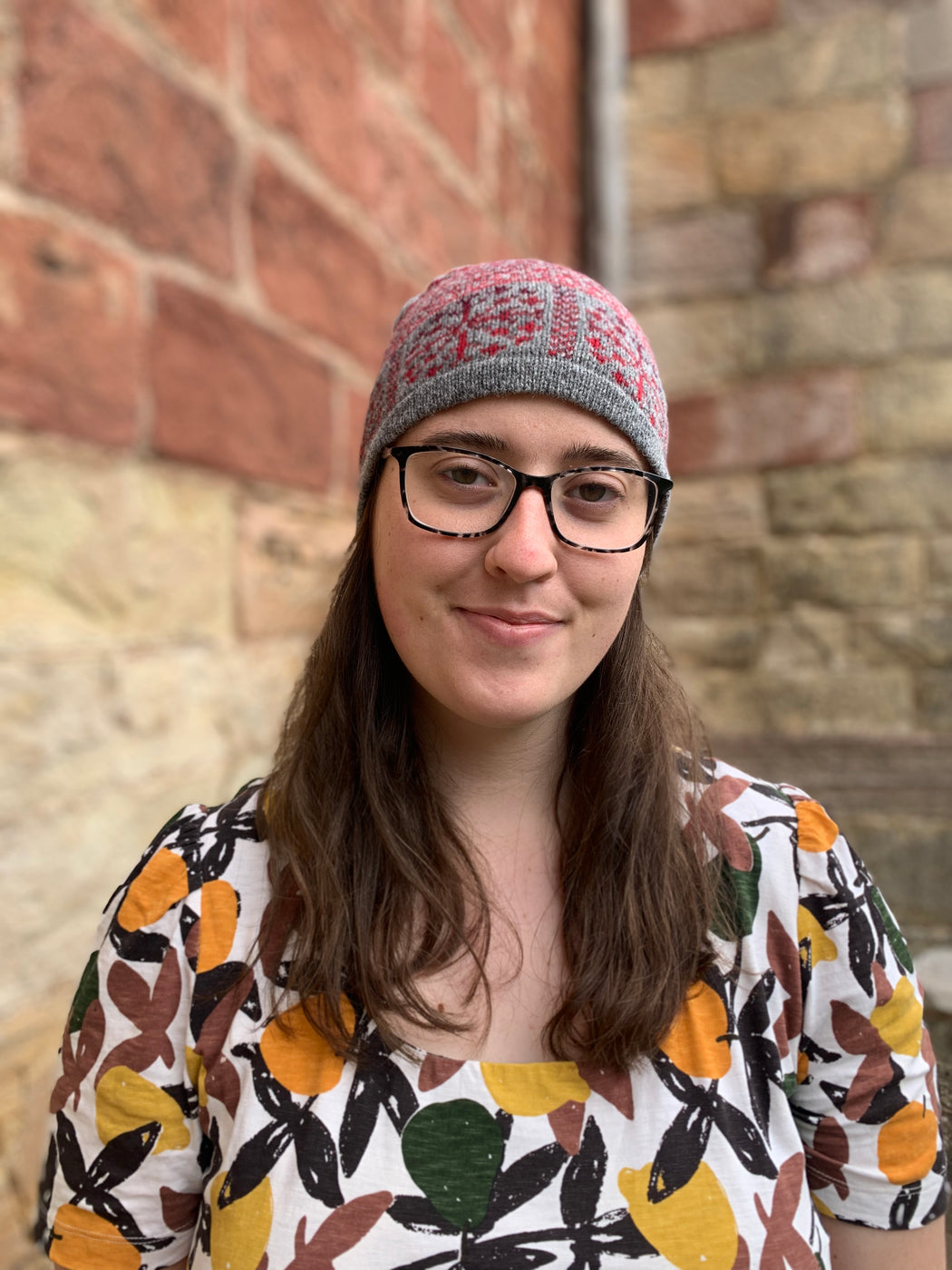 Annie Glue Hat in Sunset Flake — Judith Glue