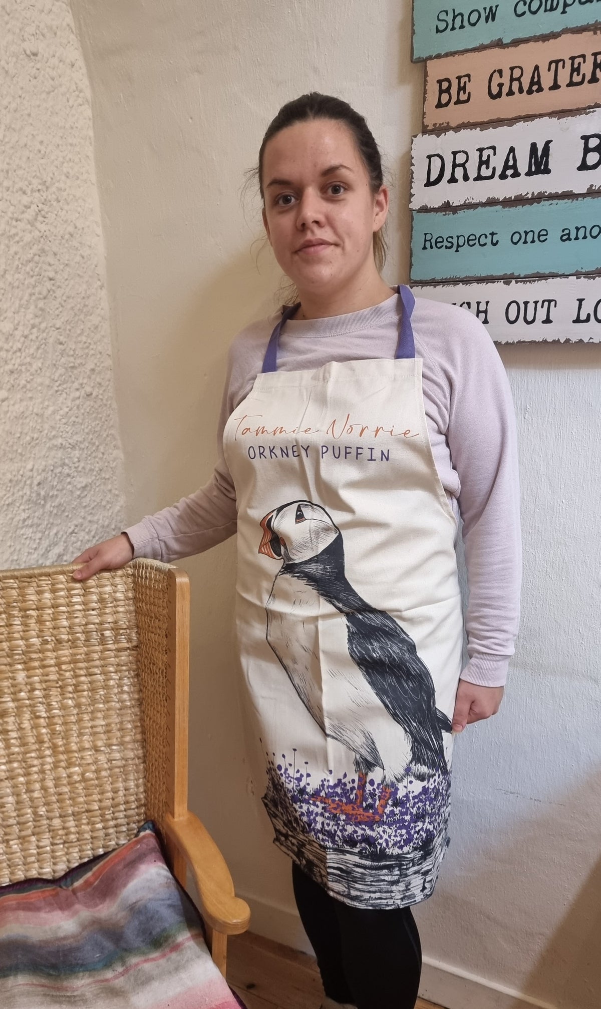 Tammie Norrie Puffin Apron — Judith Glue