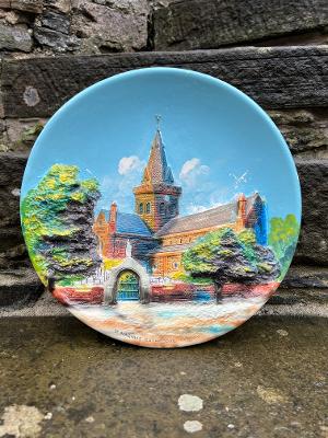 Pre Loved Crafts - St Magnus Cathedral Relief Hanging Plate — Judith Glue